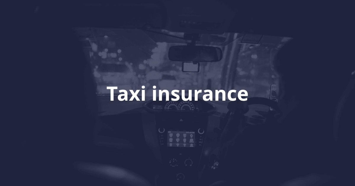 Taxi Insurance | Specialist UK Broker | insurd®